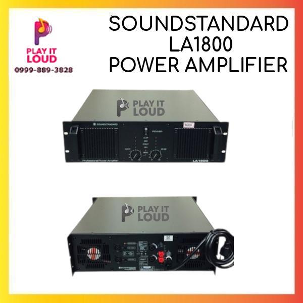 SOUNDSTANDARD LA1800 PROFESSIONAL POWER AMPLIFIER | Shopee Philippines