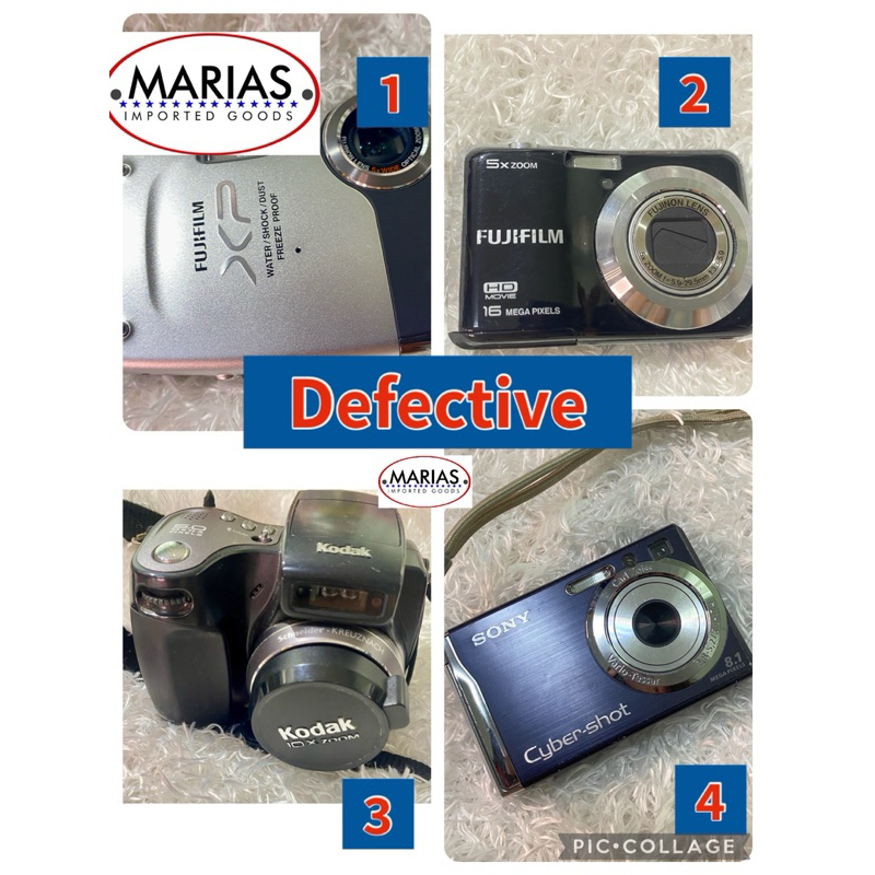 Marias PRELOVED digital cameras/ USED/Secondhand/DEFECTIVE | Shopee ...