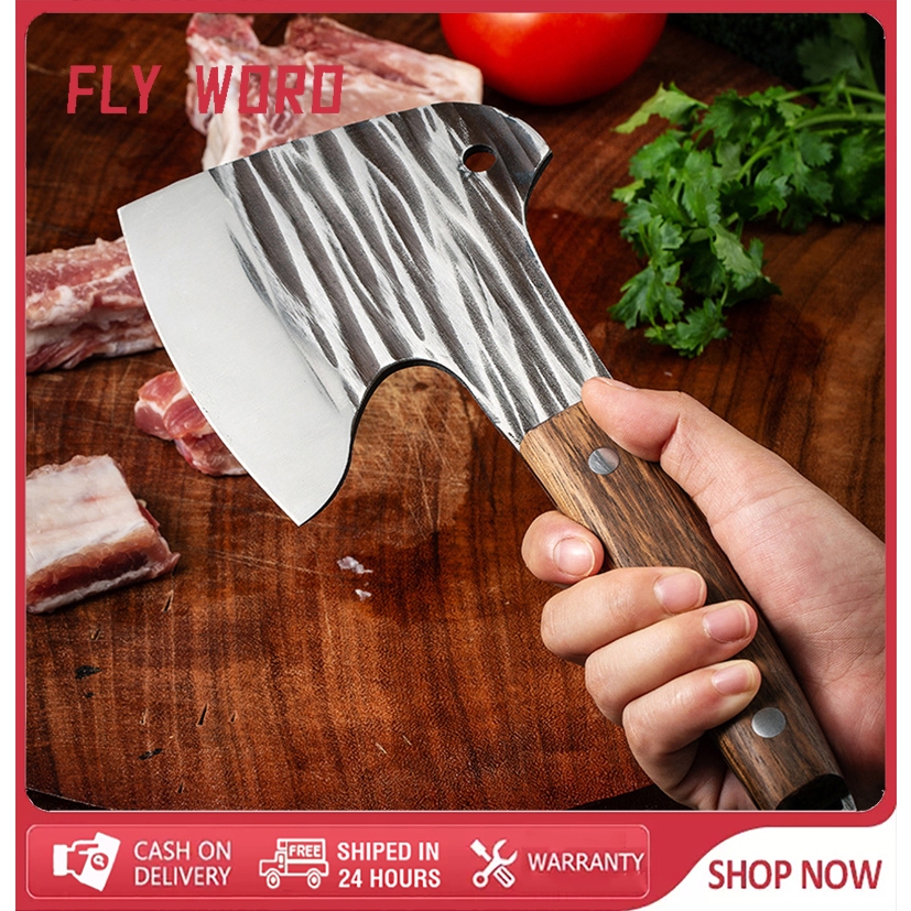 Bone Chopping Axe Stainless Steel Bone Machete For Chopping Meat Bones ...