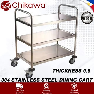 Stainless Steel Trolley Commercial Use 3 tier trolley cart trolley cart ...