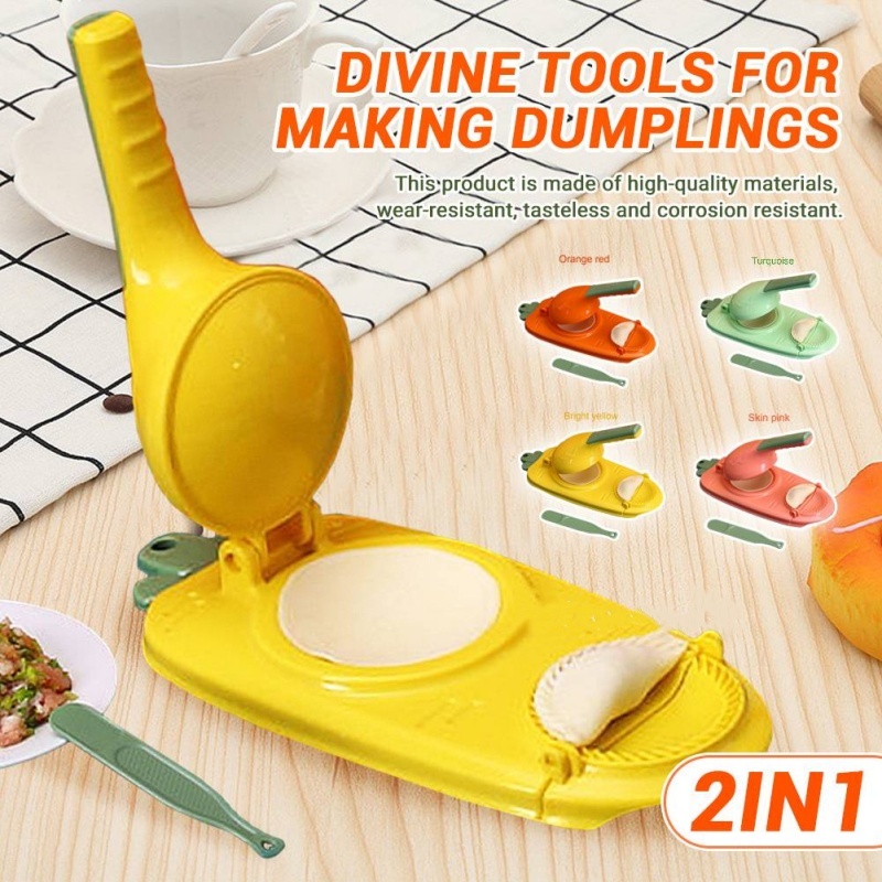 YYDS DIY Dumplings Maker Portable Kitchen Press Dumpling Crust Tool 2 ...