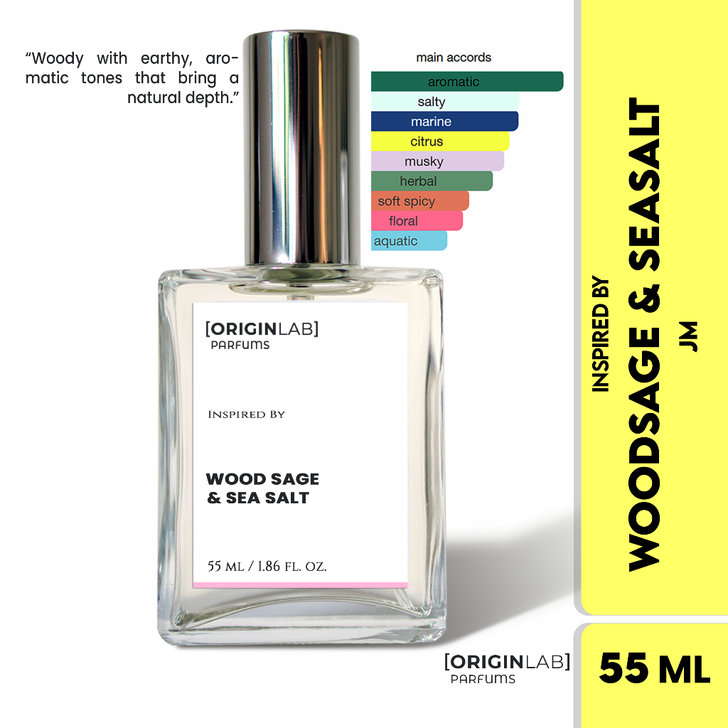 WOOD SAGe & SEA SALT JM Inspired Perfume ORIGINLAB Parfum Oil Based ...