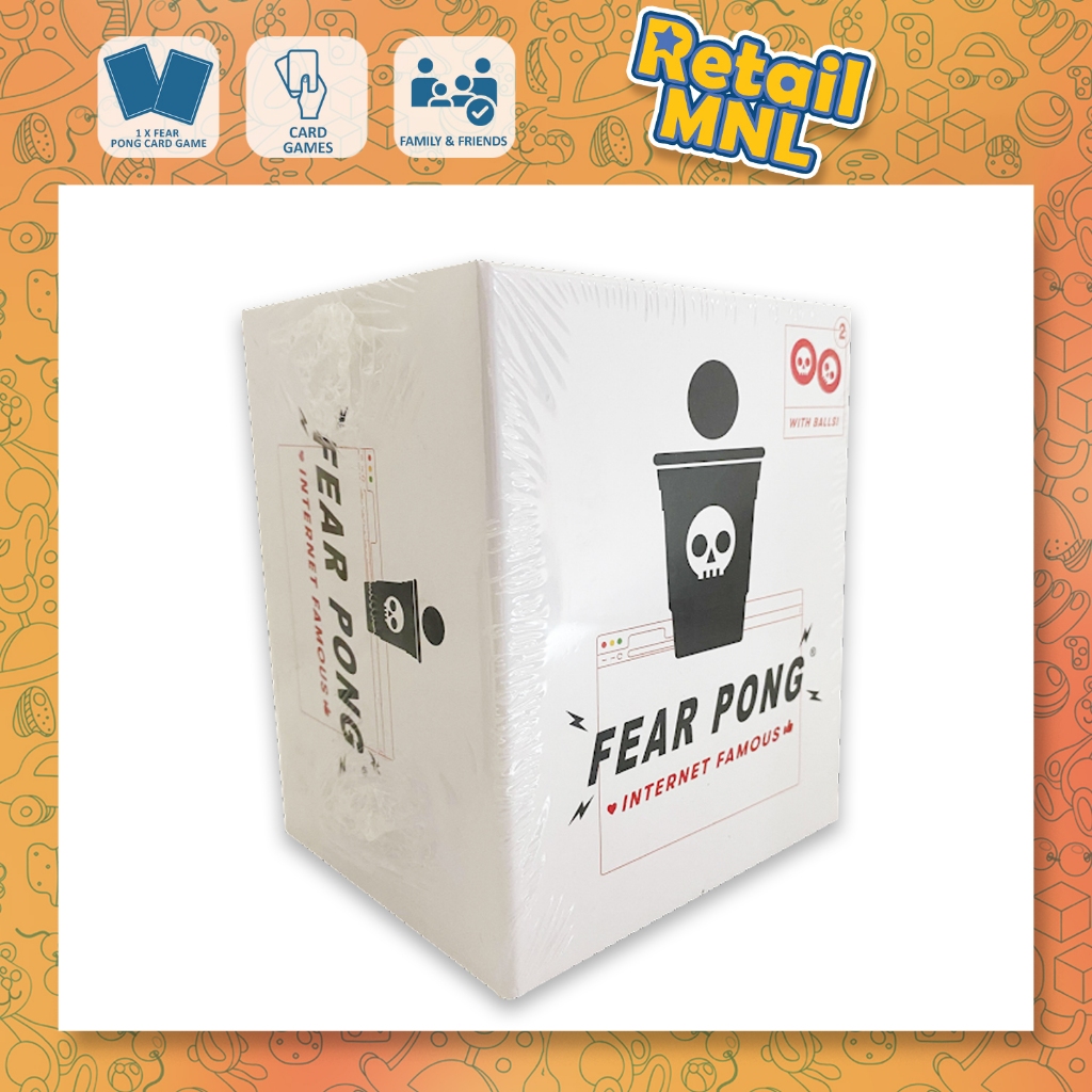 Retailmnl Fear Pong: Party Card Game - for College, Camping, 21st ...