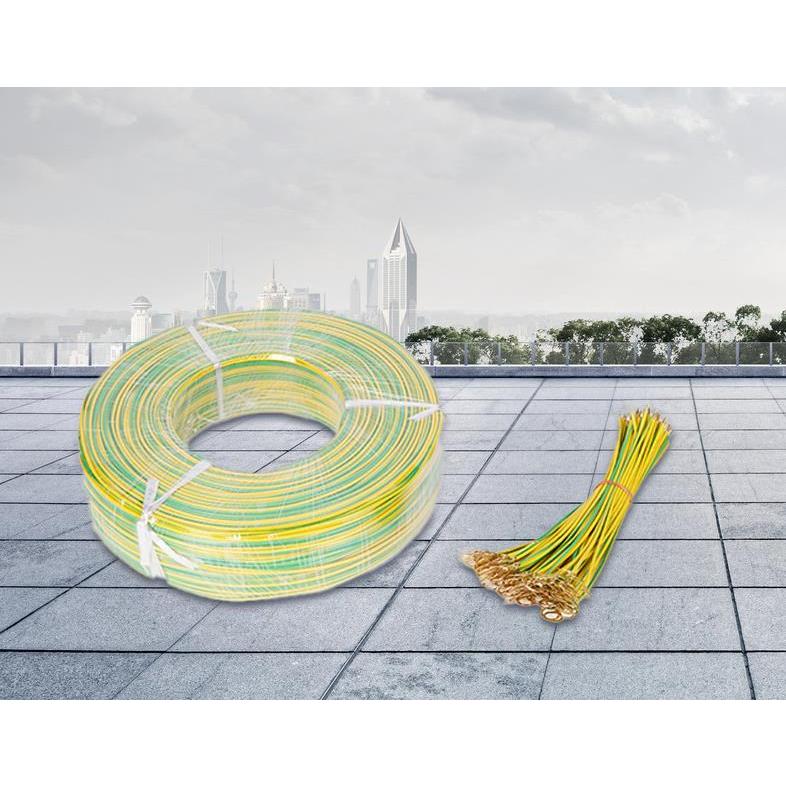 ZC-BVR 2.5m㎡ 100 M/50M/20M stranded Pure Copper Grounding Cable /Grounding Wire | Shopee Philippines