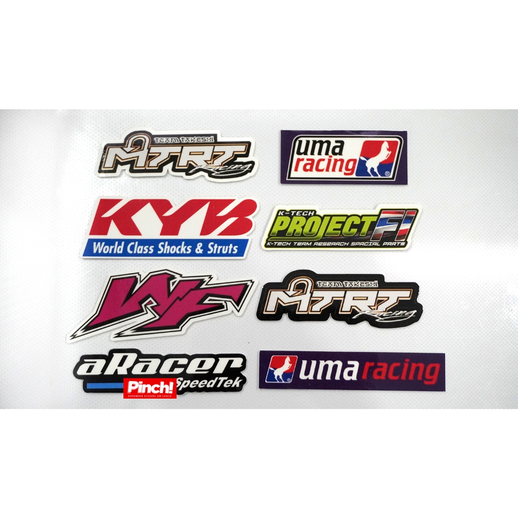 Pinch Motorcycle Sticker - Racing SET #02 | Shopee Philippines