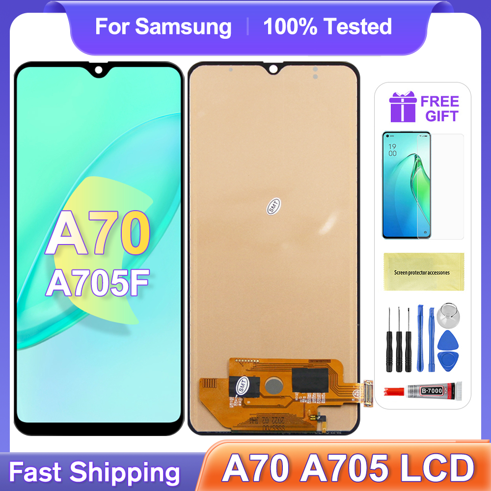TFT LCD For Samsung Galaxy A70 A705F LCD with Frame Touch Screen ...