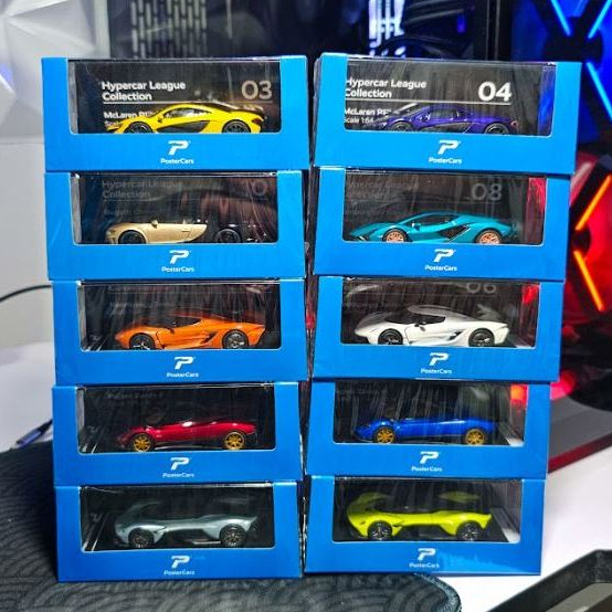 Poster Cars Hypercar League Collection Sealed 1/64 Scale | Shopee ...