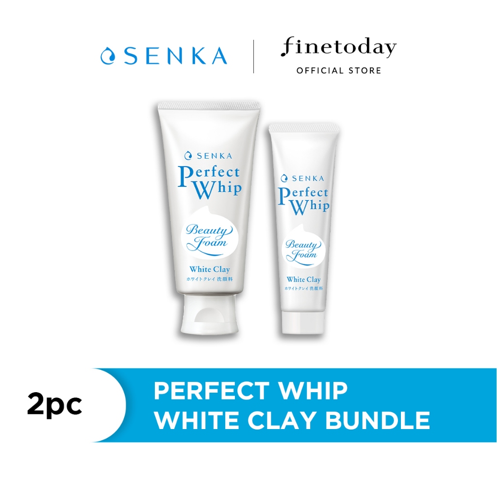 Senka Perfect White Clay Cleansing Foam 100g + 50g | Shopee Philippines