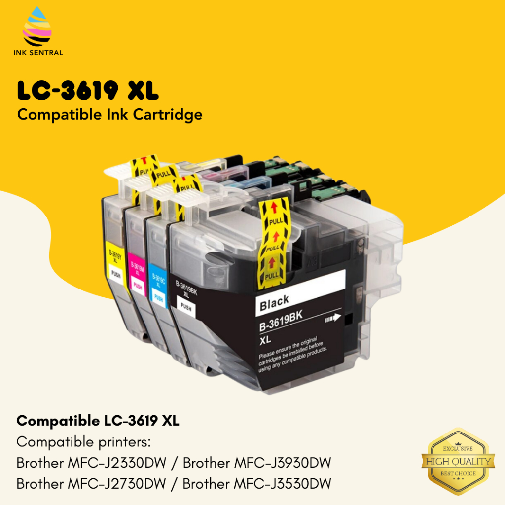 LC 3619 XL Ink Cartridge Compatible for Brother MFC J2330DW J3930DW ...
