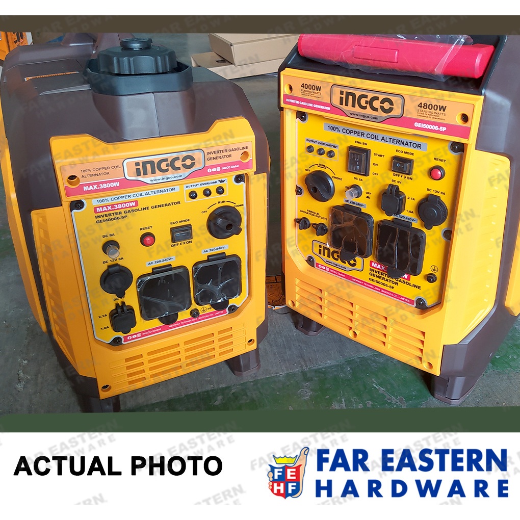 INGCO Inverter Gasoline Generator Portable Silent Genset Manual ...