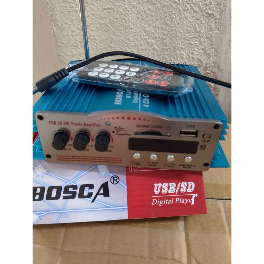IMAX BOSCA C-200L DC 12V Bluetooth 4 Channel Output Power Amplifier ...