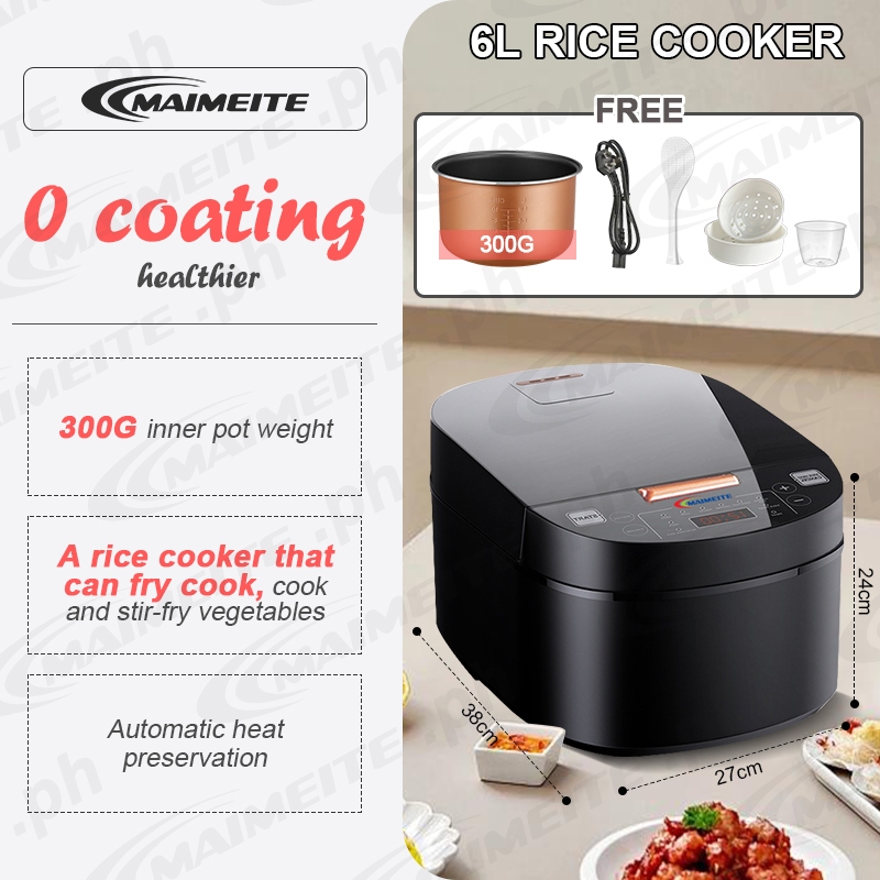 Maimeite Rice Cooker Large Capacity 6.0l Home Multifunctional Electric ...