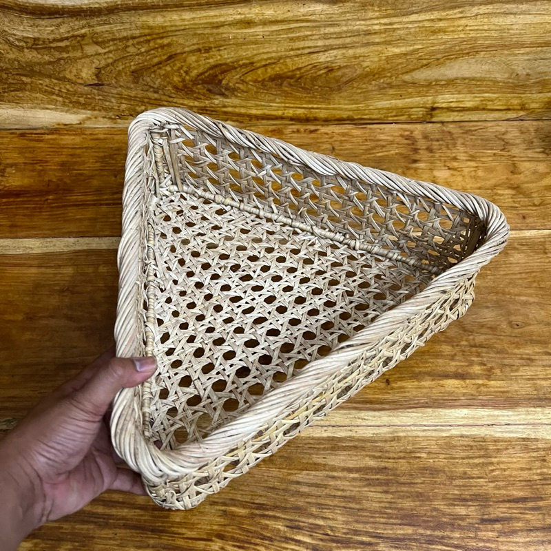 Triangular Solihiya Basket by Kapalong Handicraft | Shopee Philippines