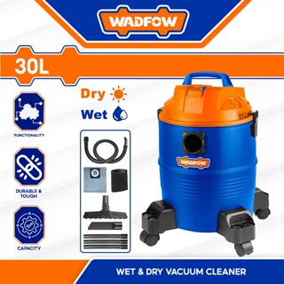 Wadfow 30 Liters Wet & Dry Vacuum Cleaner Capacity Household Floor Cleaning Tools 1200W | Shopee ...