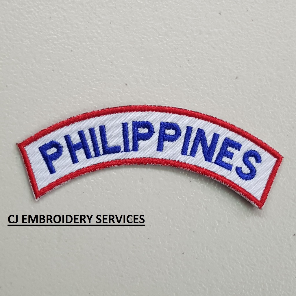 BSP CURVE PH 3 COLOREMBROIDERY PATCHES | Shopee Philippines