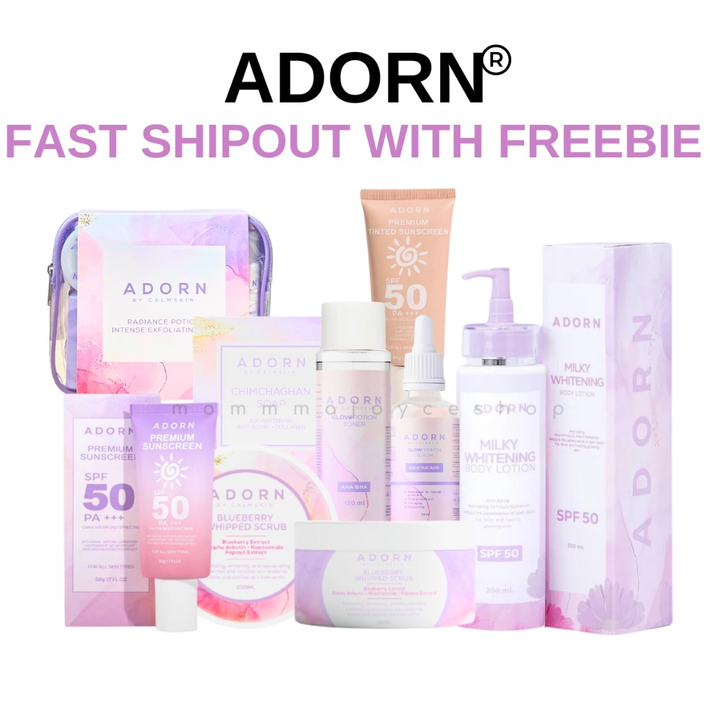 ADORN SUNSCREEN LOTION Camille Trinidad Adorn Soap Adorn Blueberry ...