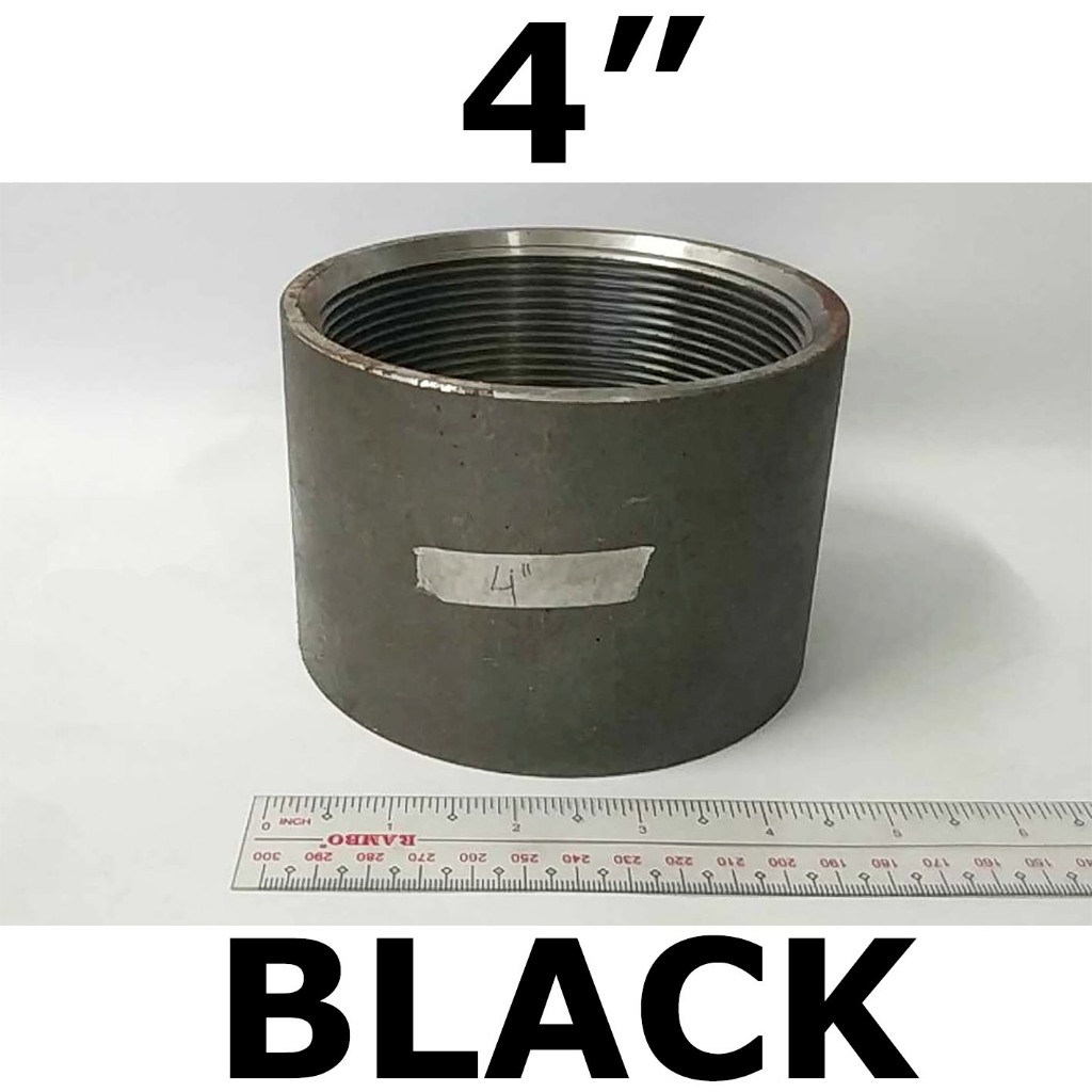 BI FRANCE COUPLING 4" SCH40 150# BLACK IRON ...