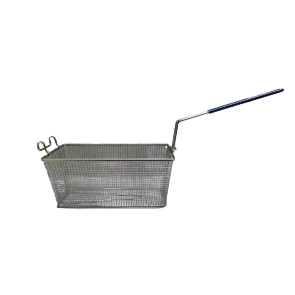 Fries Fryer Basket 1pc Blue Handle Chicken or Fries Frying Split-Vat ...
