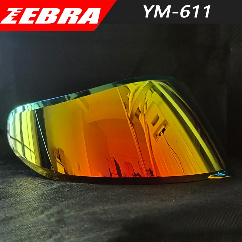 ZEBRA YM-611 795 805 GUNDAM EDITION LENS VISOR Zebra Helmet Iriduim ...