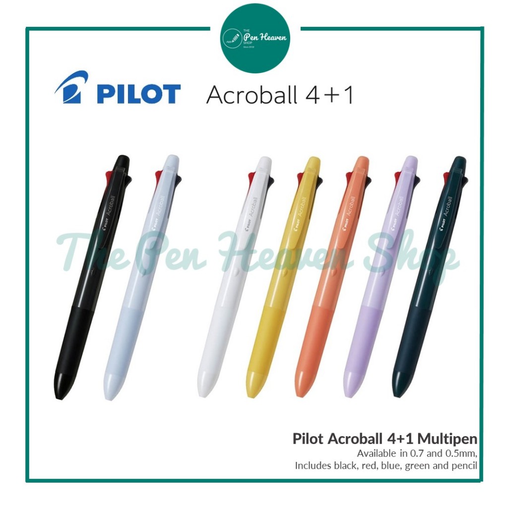 Pilot Acroball 4+1 Multipen (0.7, 0.5 mm) | Shopee Philippines