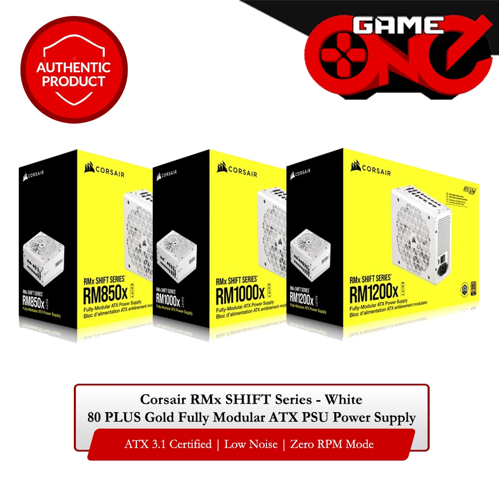 Corsair RMx SHIFT Series 80 PLUS Gold Fully Modular ATX PSU Power ...