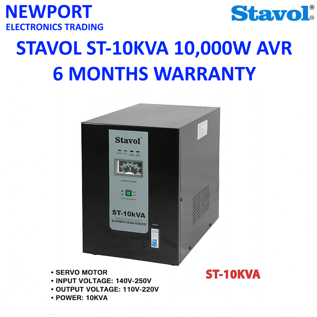 Stavol ST-10KVA 10000W Automatic Voltage Regulator AVR | Shopee Philippines