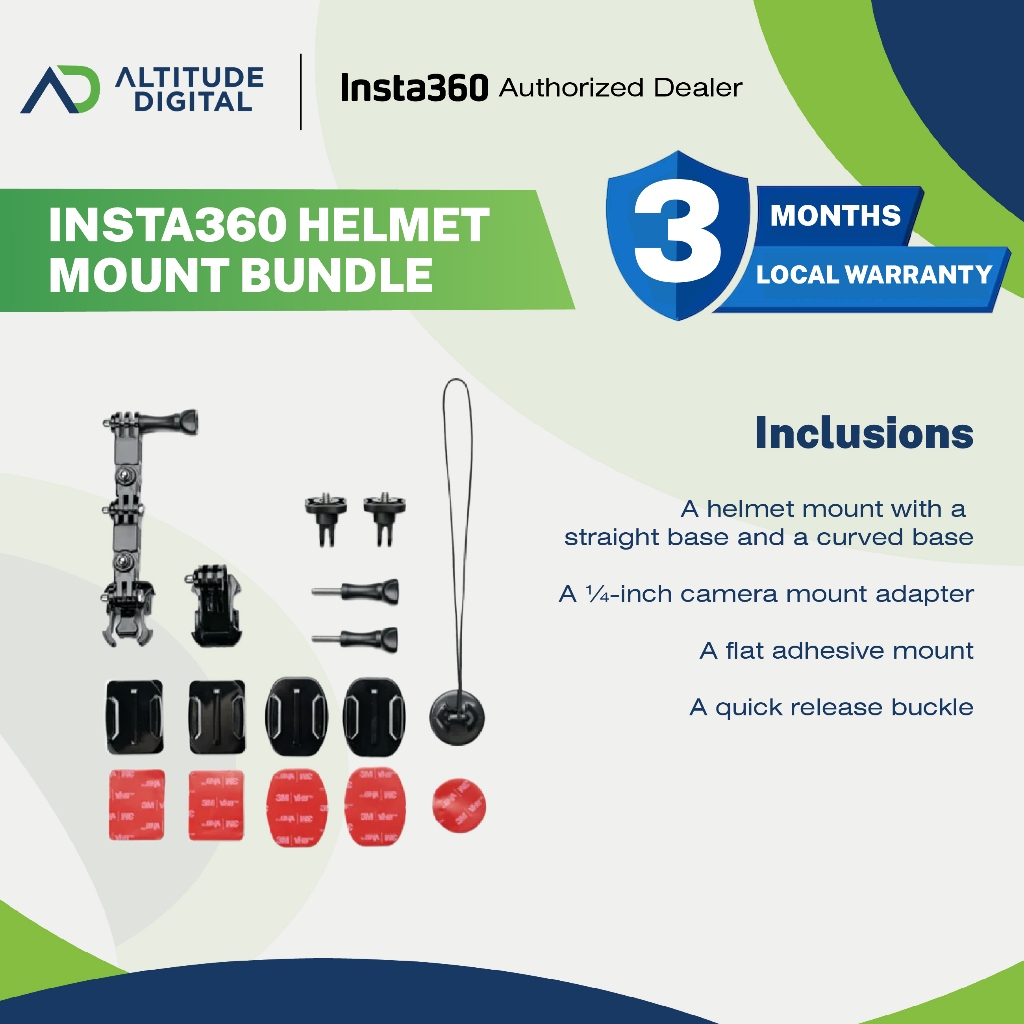 Insta360 Helmet Mount Kit | Shopee Philippines
