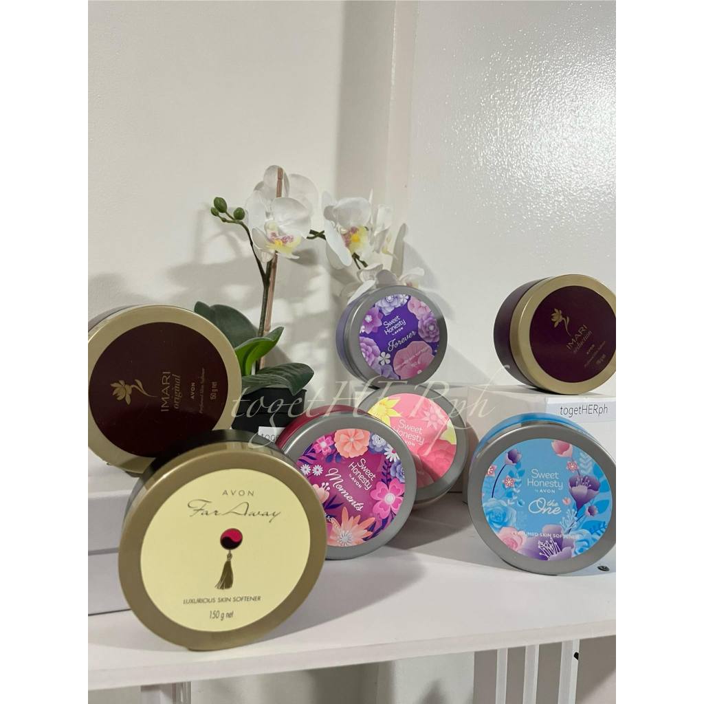 Avon perfumed Skin Softener lotion 150g Far away Imari Sweet Honesty ...