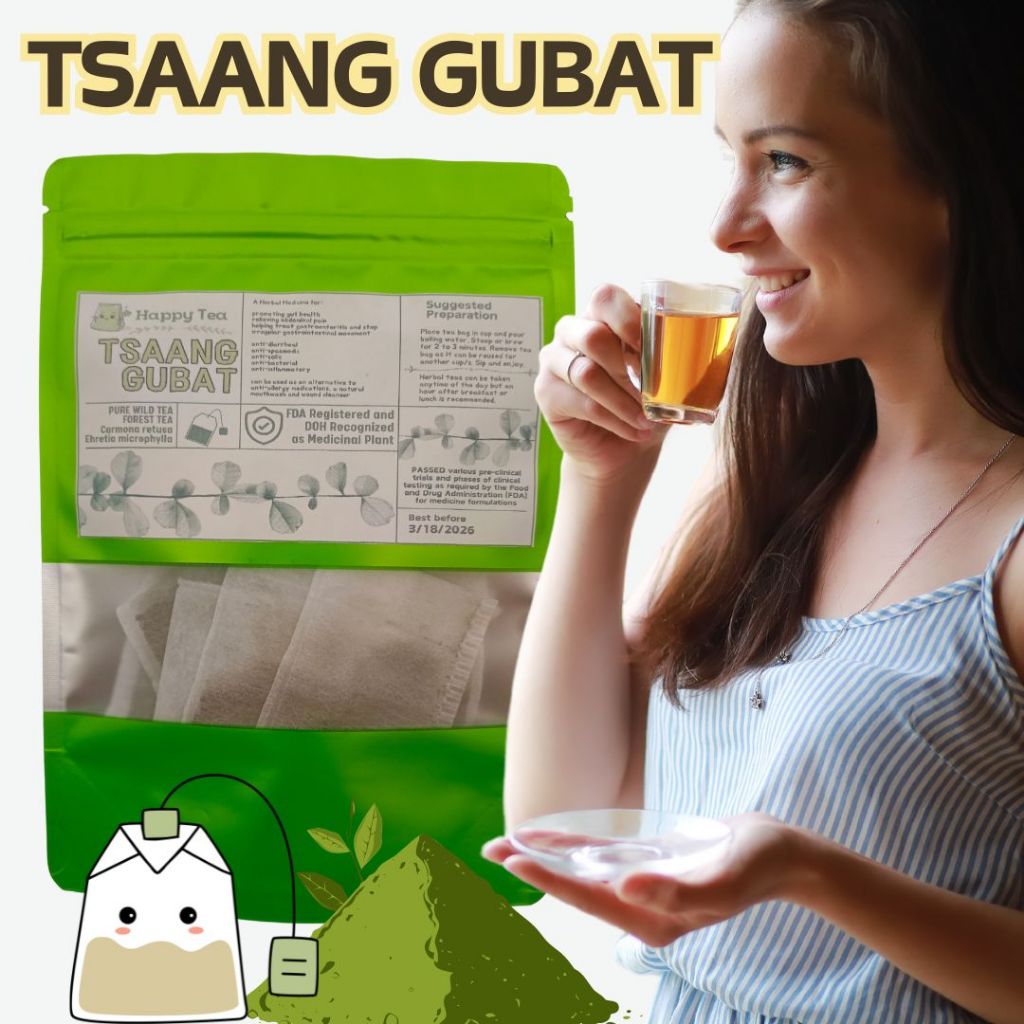 TSAANG GUBAT Tea Herbal Tea in Tea Bags - Pure Tsaang Gubat | Shopee ...