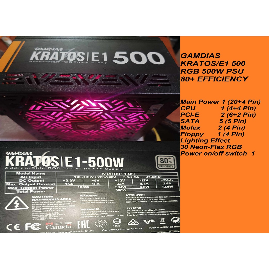 500W,550W,600W,650W and 700W FSP/ZALMAN /MICRONICS/SUPERFLOWER with ...