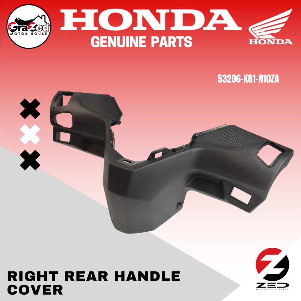 REAR HANDLE COVER 4 & 5 HOLES for Honda Beat FI V2 / Street HONDA ...