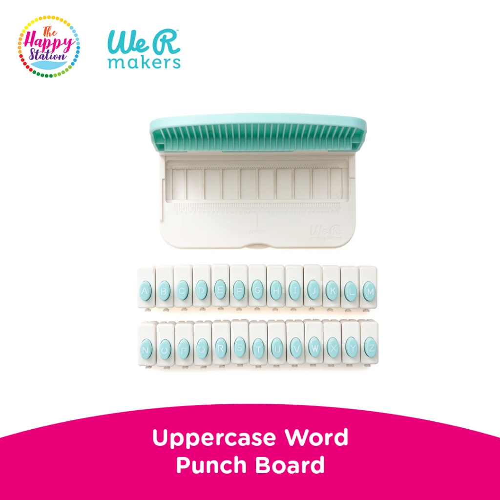 WE R MAKERS | Word Punch Board, Uppercase | Shopee Philippines