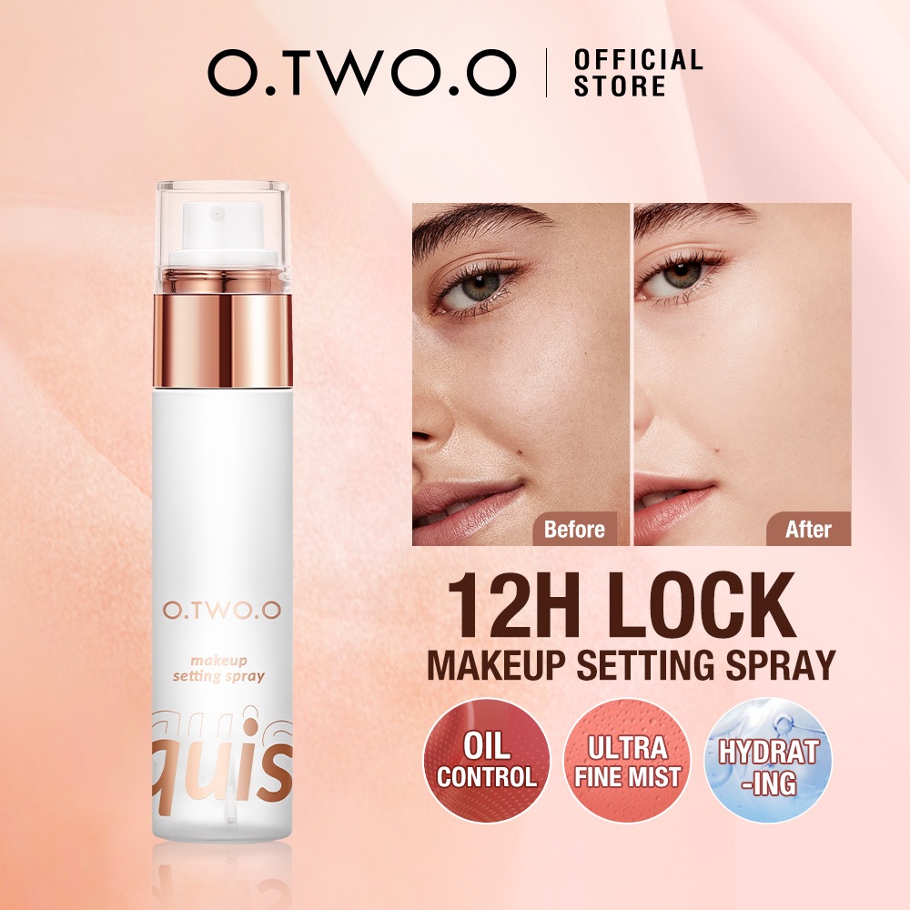 O.TWO.O Makeup Setting Spray Long Lasting Waterproof Oil Control Matte ...