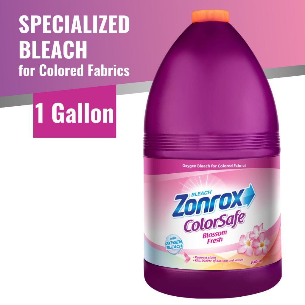 Zonrox Bleach Colorsafe Blossom Fresh 3600Ml | Shopee Philippines