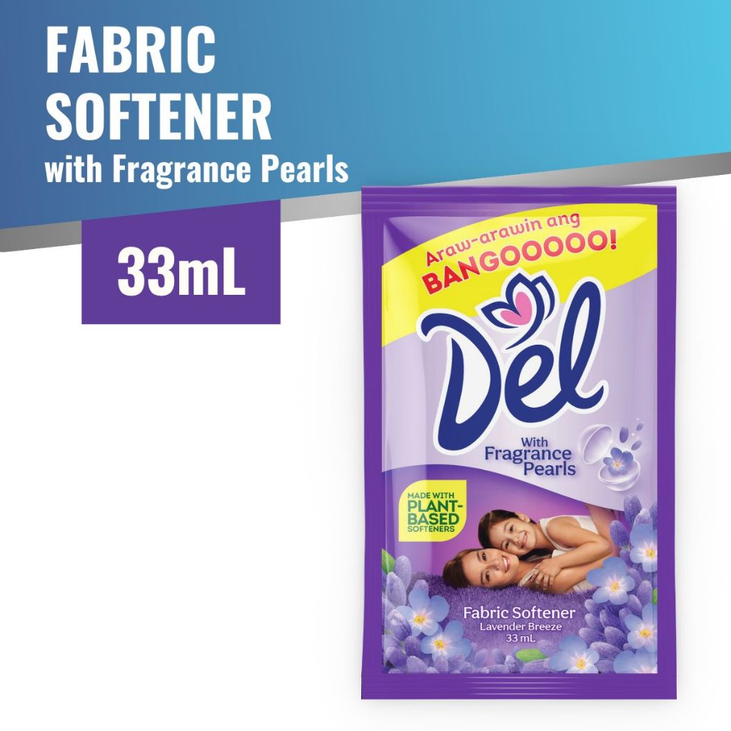 Del Fabric Conditioner Lavender Breeze 33ml 12s | Shopee Philippines