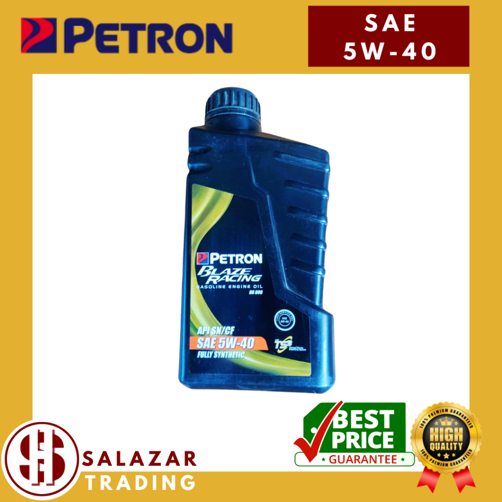 PETRON BLAZE RACING GASOLINE ENGINE OIL BR800 SAE 5W - 40 FULLY ...