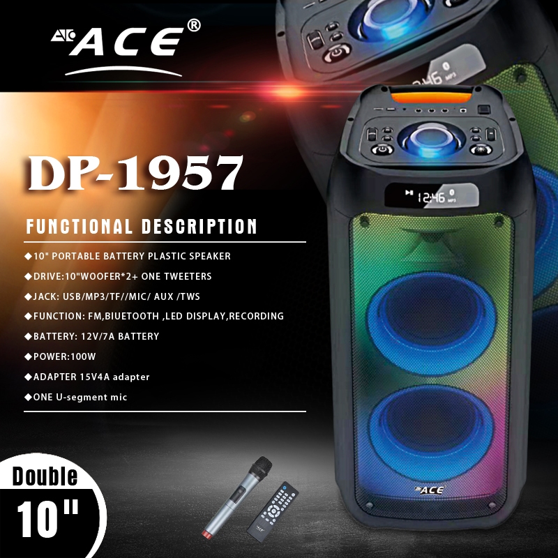 ACE DP-1957 Bluetooth Speaker | Shopee Philippines