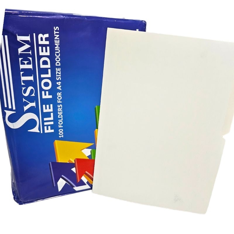System File Folder 14 Points for A4 Documents 100 Pieces | Shopee ...