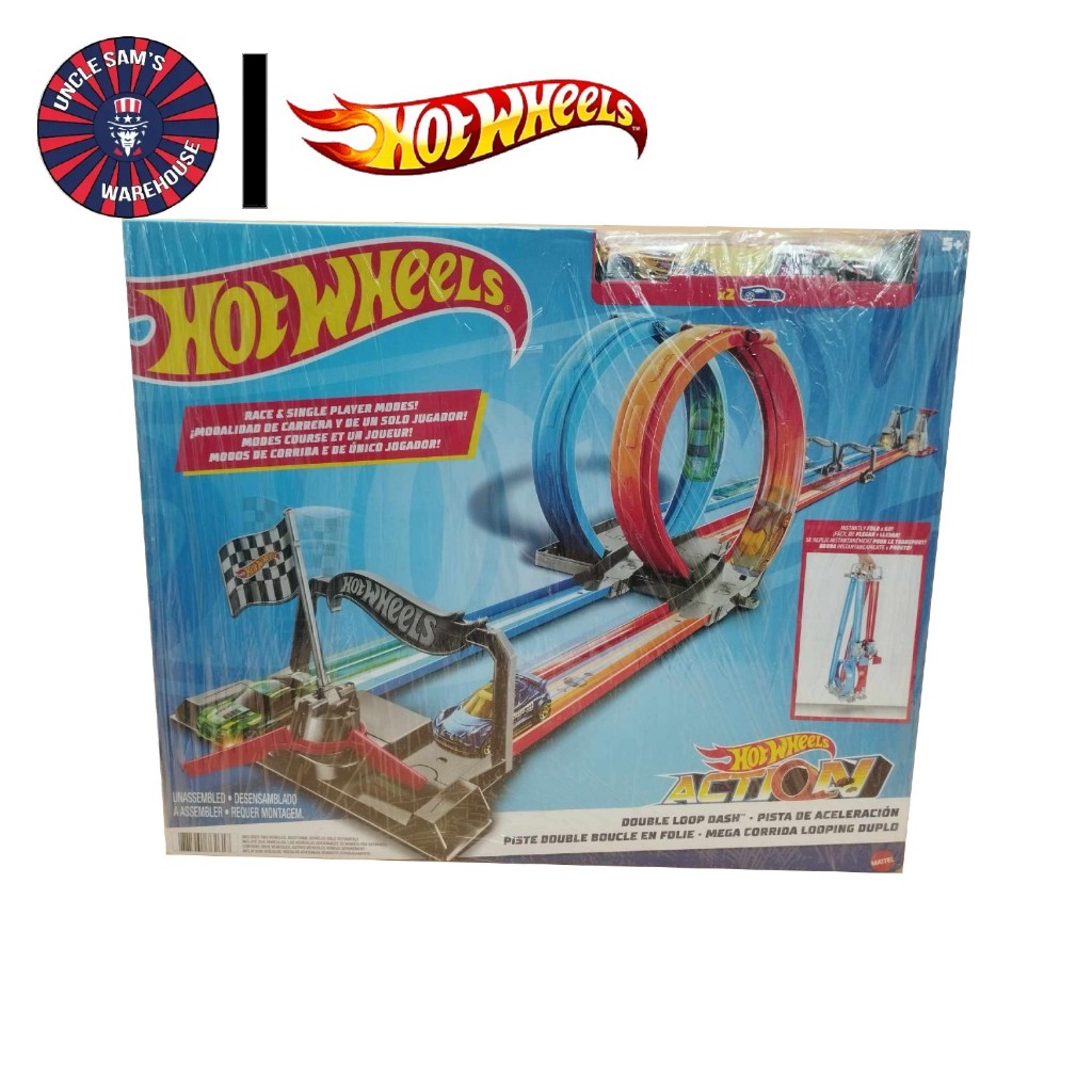 Hot Wheels Action Double Loop Dash Set | Shopee Philippines