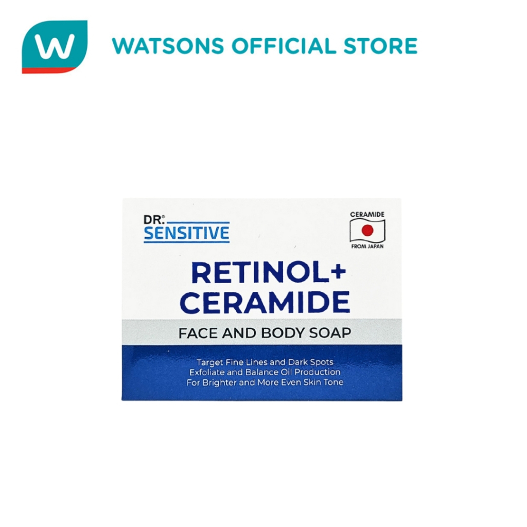 DR SENSITIVE Retinol Plus Ceramide Face And Body Soap 120g | Shopee ...