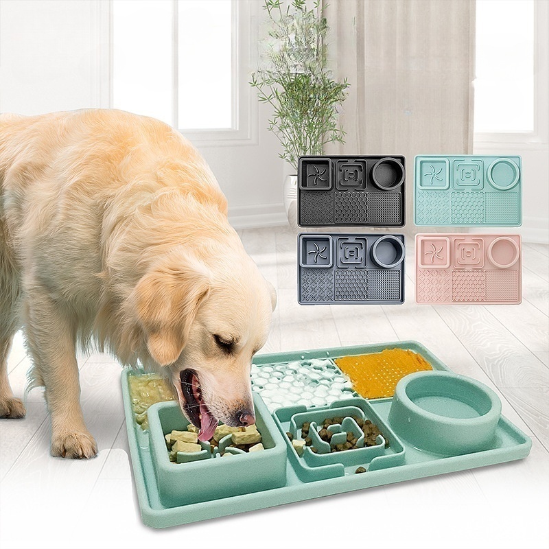 4 In 1Pet Lick Mat For Cats and Dogs Slow Feeder Mat Food Grade ...