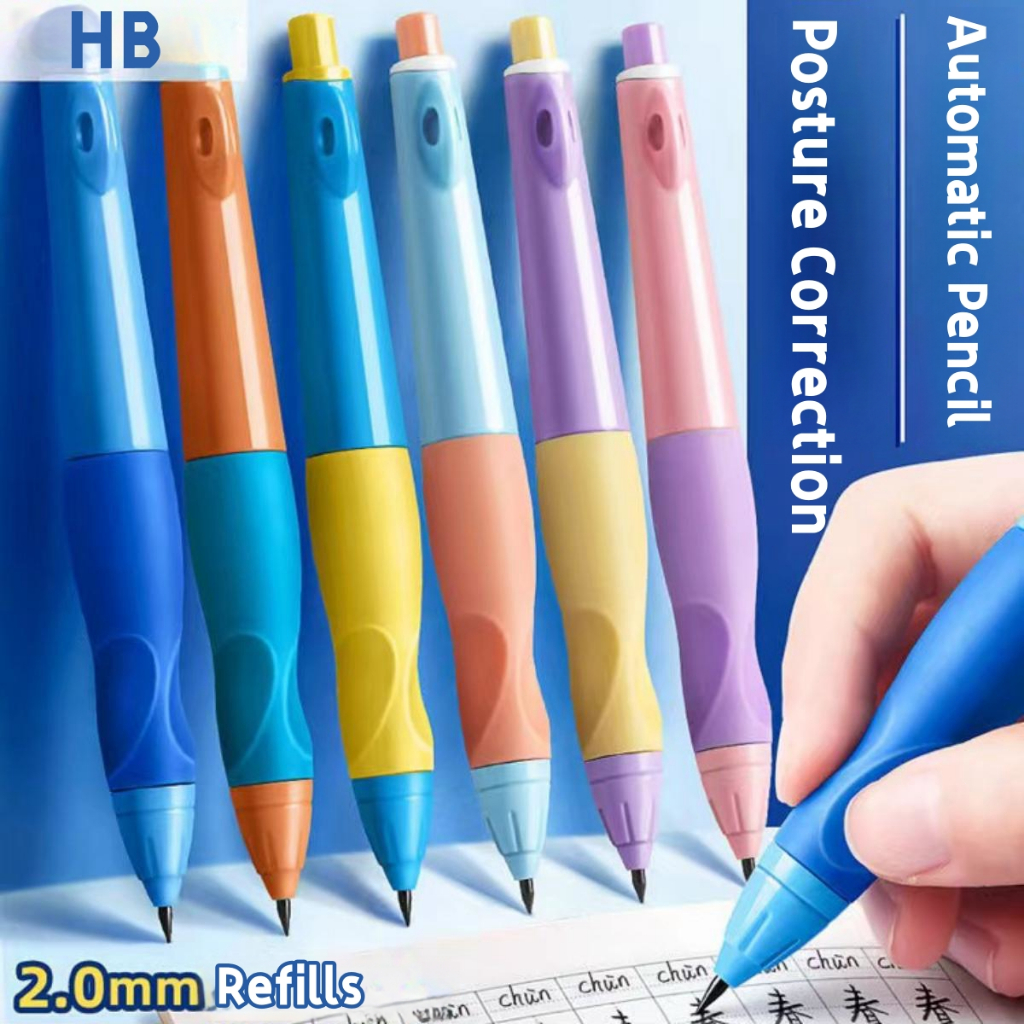 2mm Lead Automatic Pencil Correction Grip Uninterrupted Lead Mechanical ...