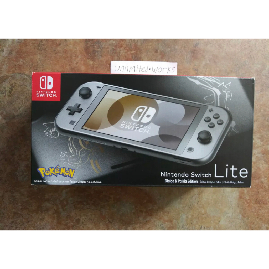 Nintendo Switch Lite Console Pokemon Dialga and Palkia Edition Brand ...