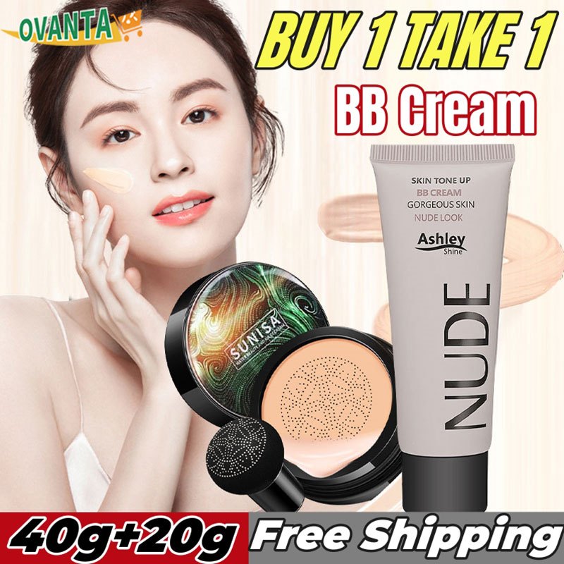 Ashley Long Lasting Moisturizing Liquid Foundation BB Cream Waterproof Concealer Whitening Make ...