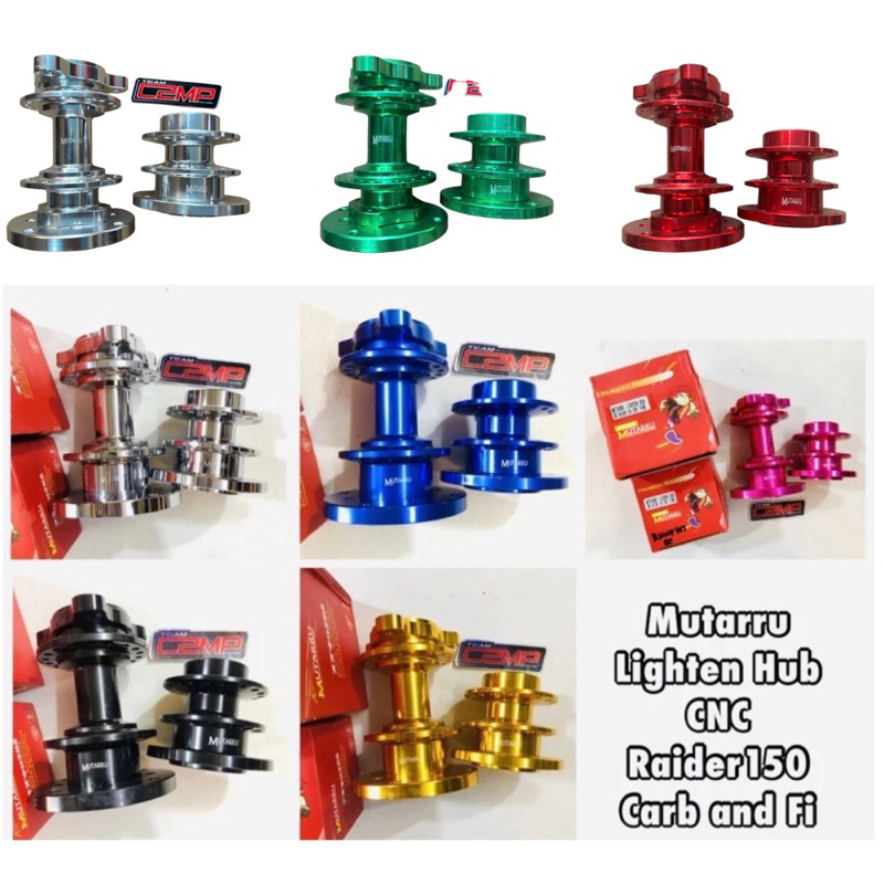 Mutarru Lighten Hub CNC Raider 150 Carb Raider 150 FI | Shopee Philippines