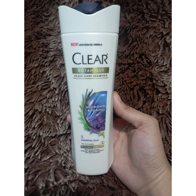 Clear Botanique Scalp Care Nourished & Healthy Shampoo 305ML | Shopee ...