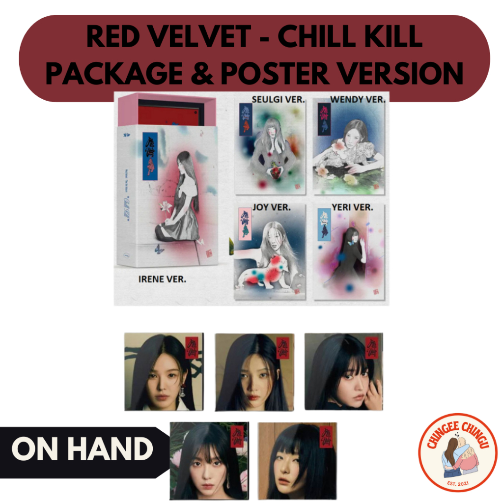 [ONHAND] RED VELVET - CHILL KILL OFFICIAL SEALED ALBUM | Package Poster ...