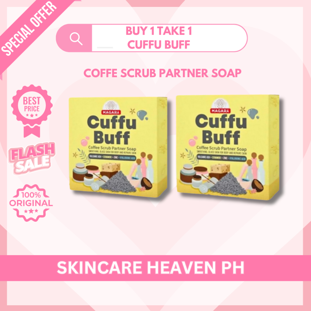 Buy 1 Take 1 CUFFU BUFF VOLCANIC ASH SOAP | Shopee Philippines