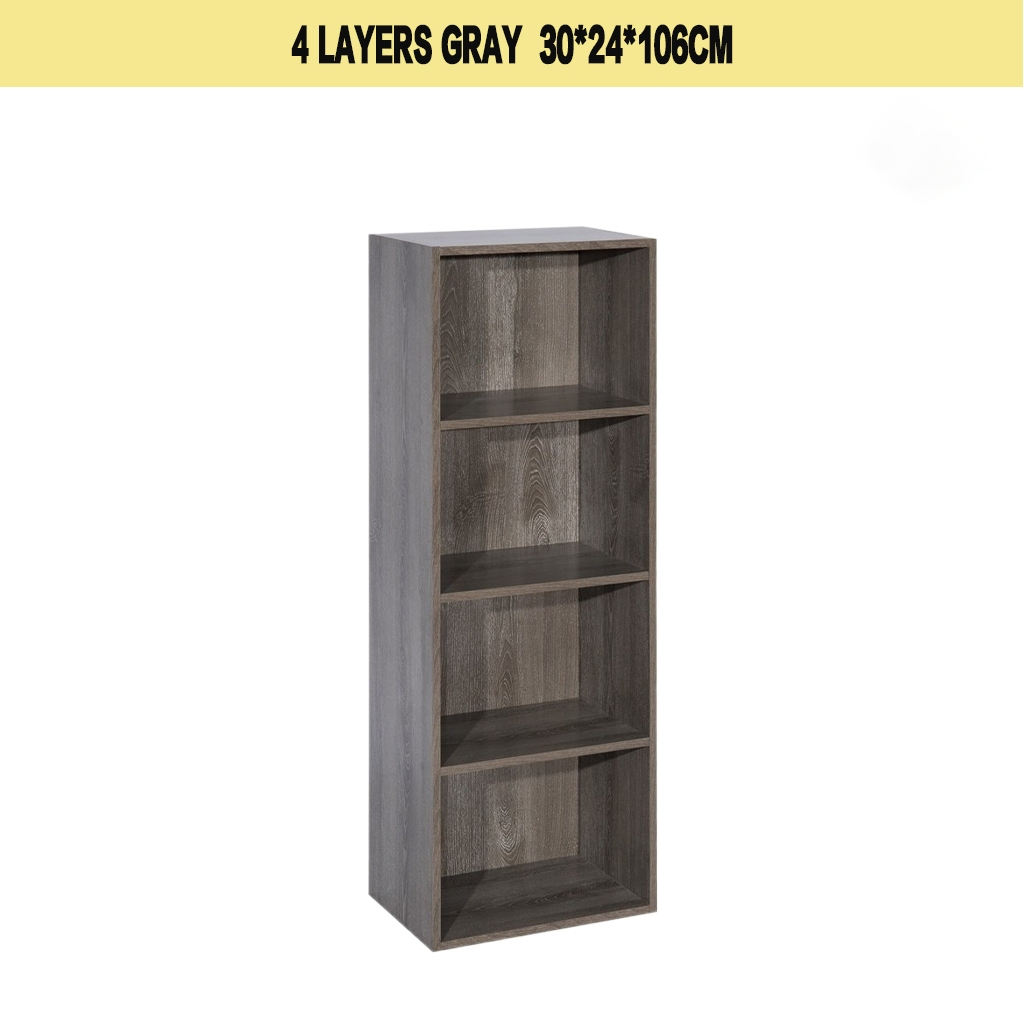 POPPIES 3/4Layer Locker/Bookcase/Storage Cabinet/Display Cabinet Wooden ...