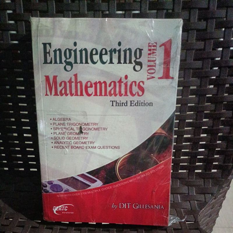 Engineering Mathematics vol 1 (3rd edition) | Shopee Philippines